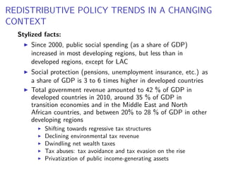 Asset-Centered Redistributive Policies for Sustainable Development | PDF