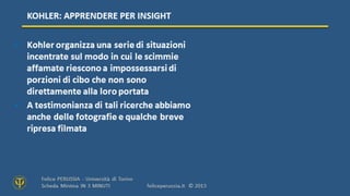 Kohler Apprendere per insight | PPT