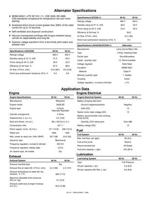 Kohler Specification Sheets