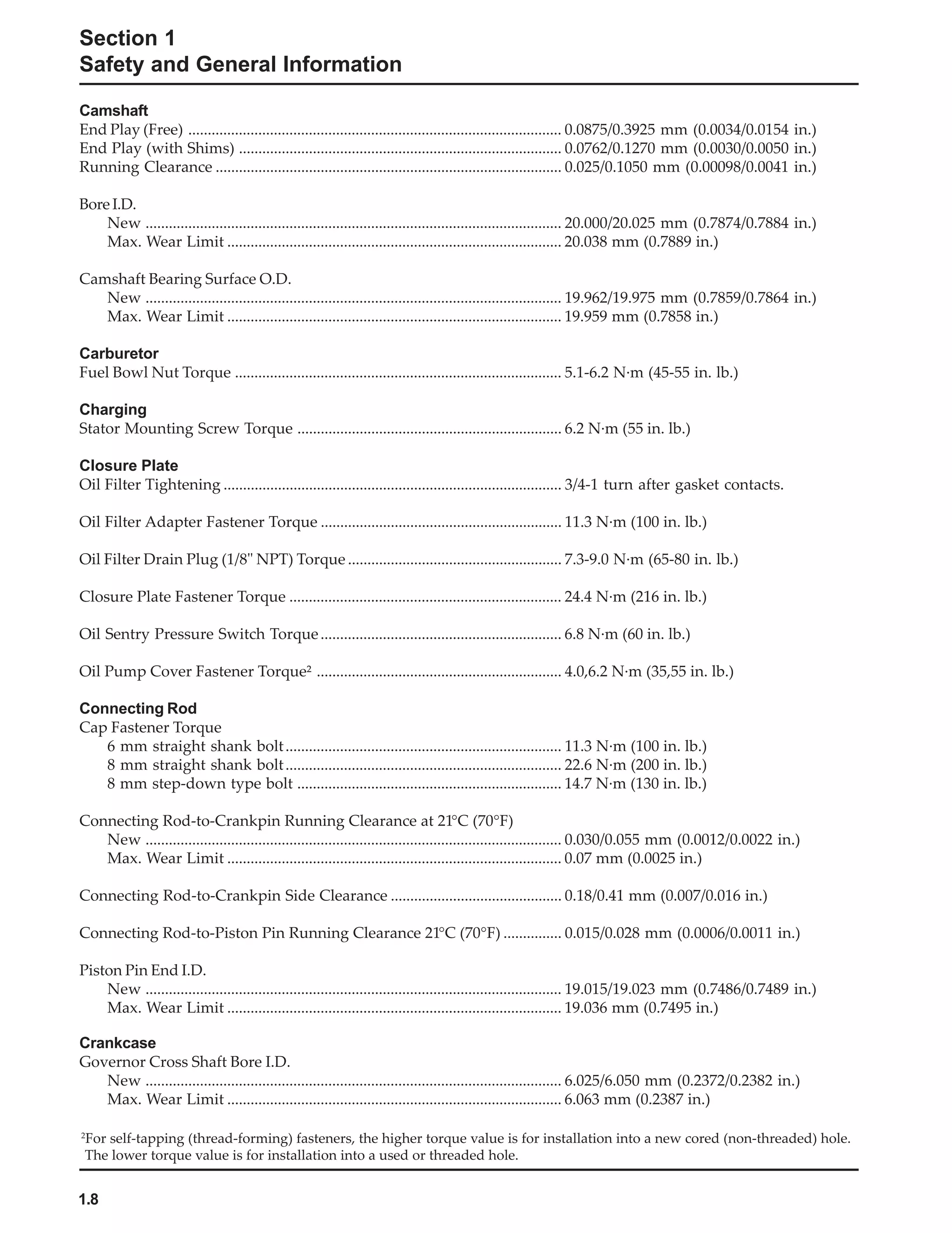 Kohler command ch15 horizontal crankshaft service repair manual | PDF