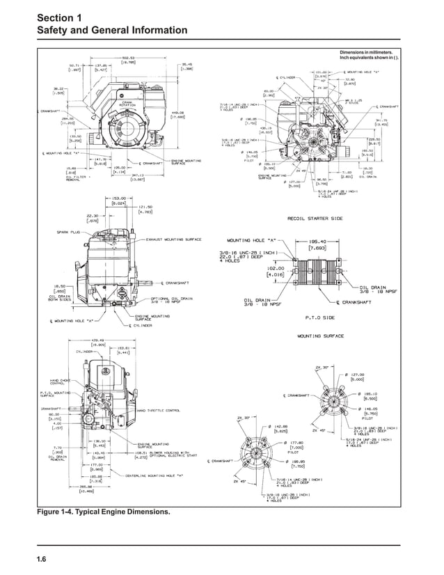 Kohler command ch15 horizontal crankshaft service repair manual | PDF