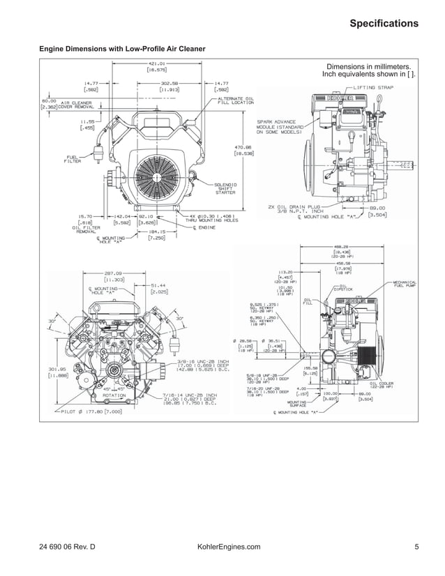 Kohler command ch750 service repair manual | PDF
