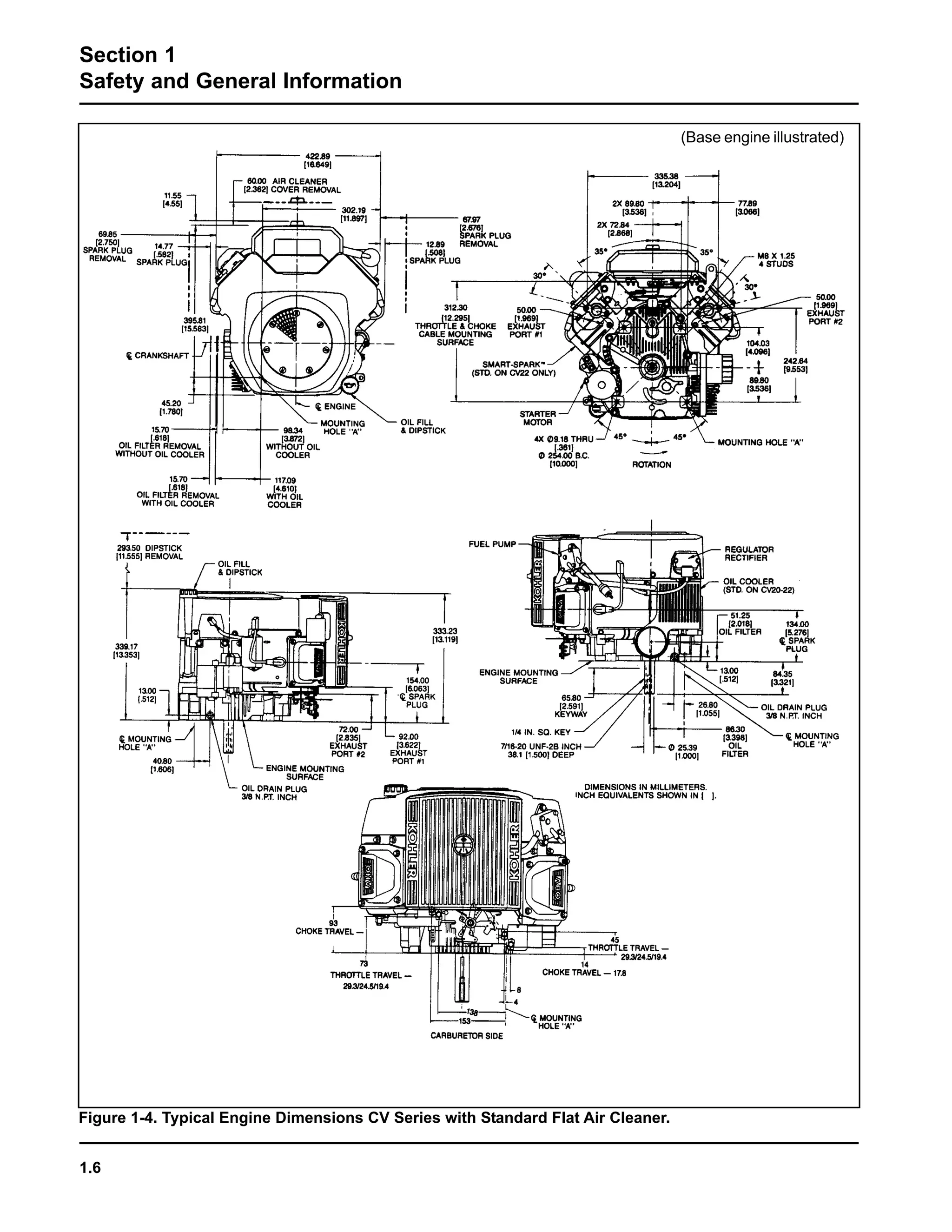 Kohler command cv22 vertical crankshaft engine service repair manual | PDF