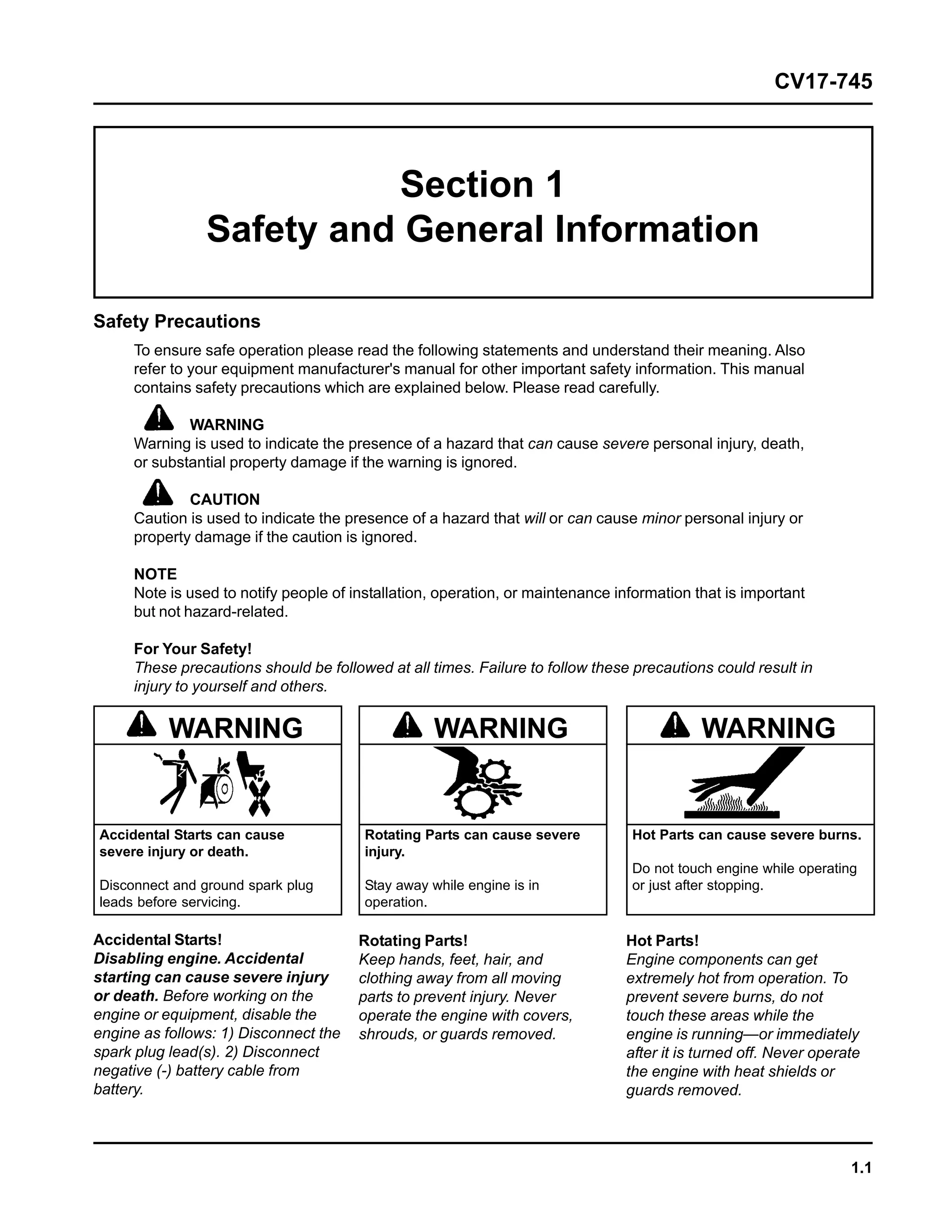 Kohler command cv23 vertical crankshaft engine service repair manual | PDF
