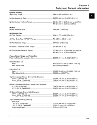 Kohler command cv495 vertical crankshaft engine service repair manual ...