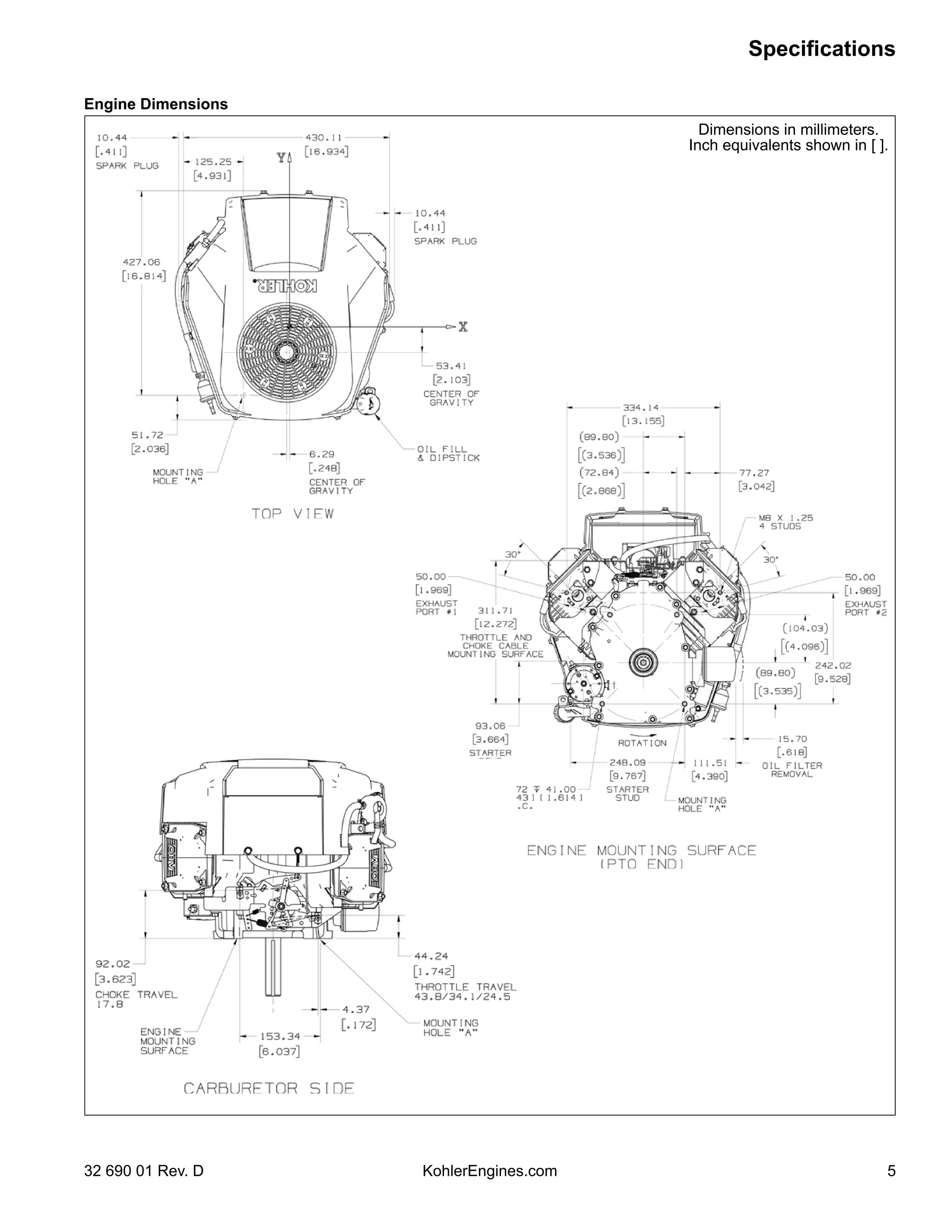Kohler courage pro sv830 service repair manual | PDF