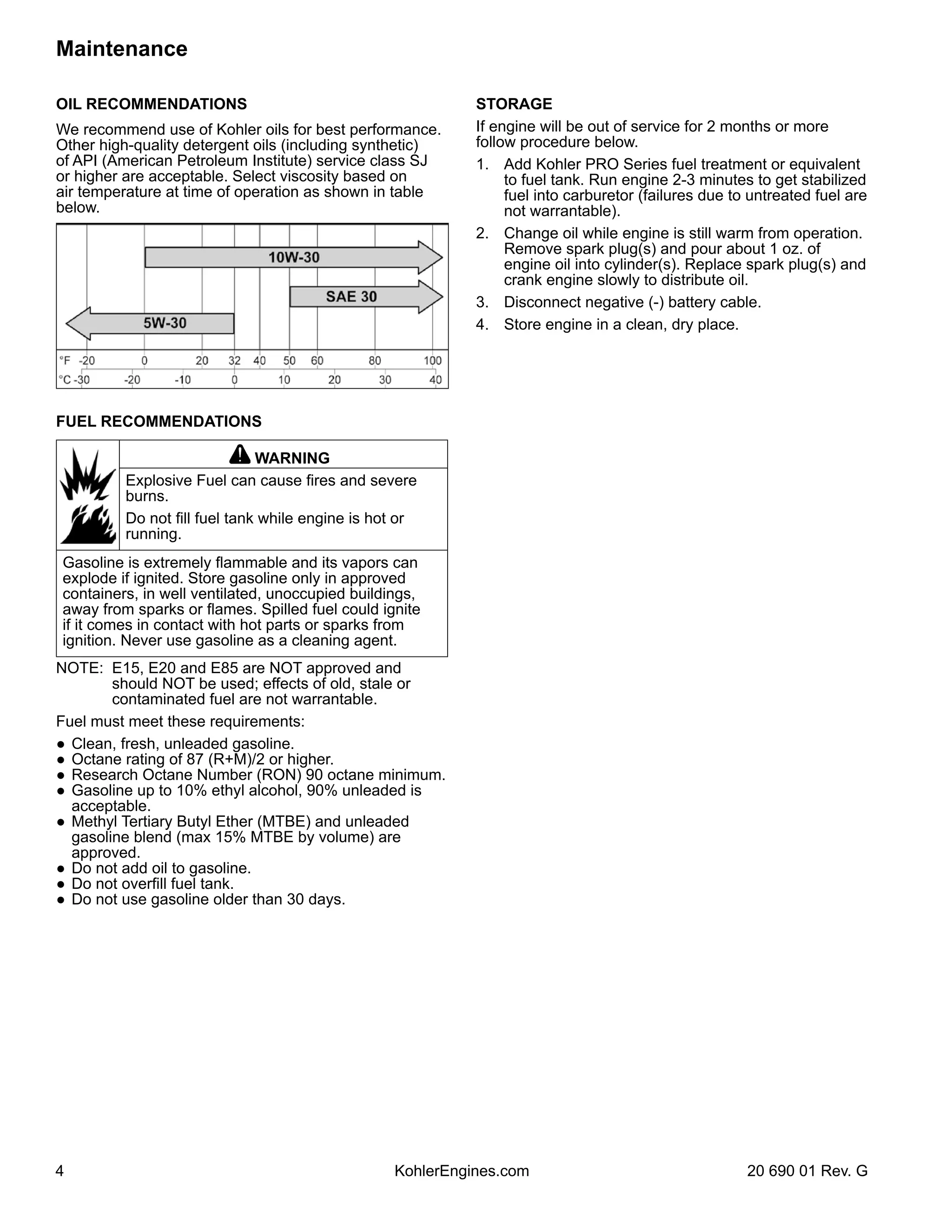 Kohler courage sv540 vertical crankshaft engine service repair manual | PDF