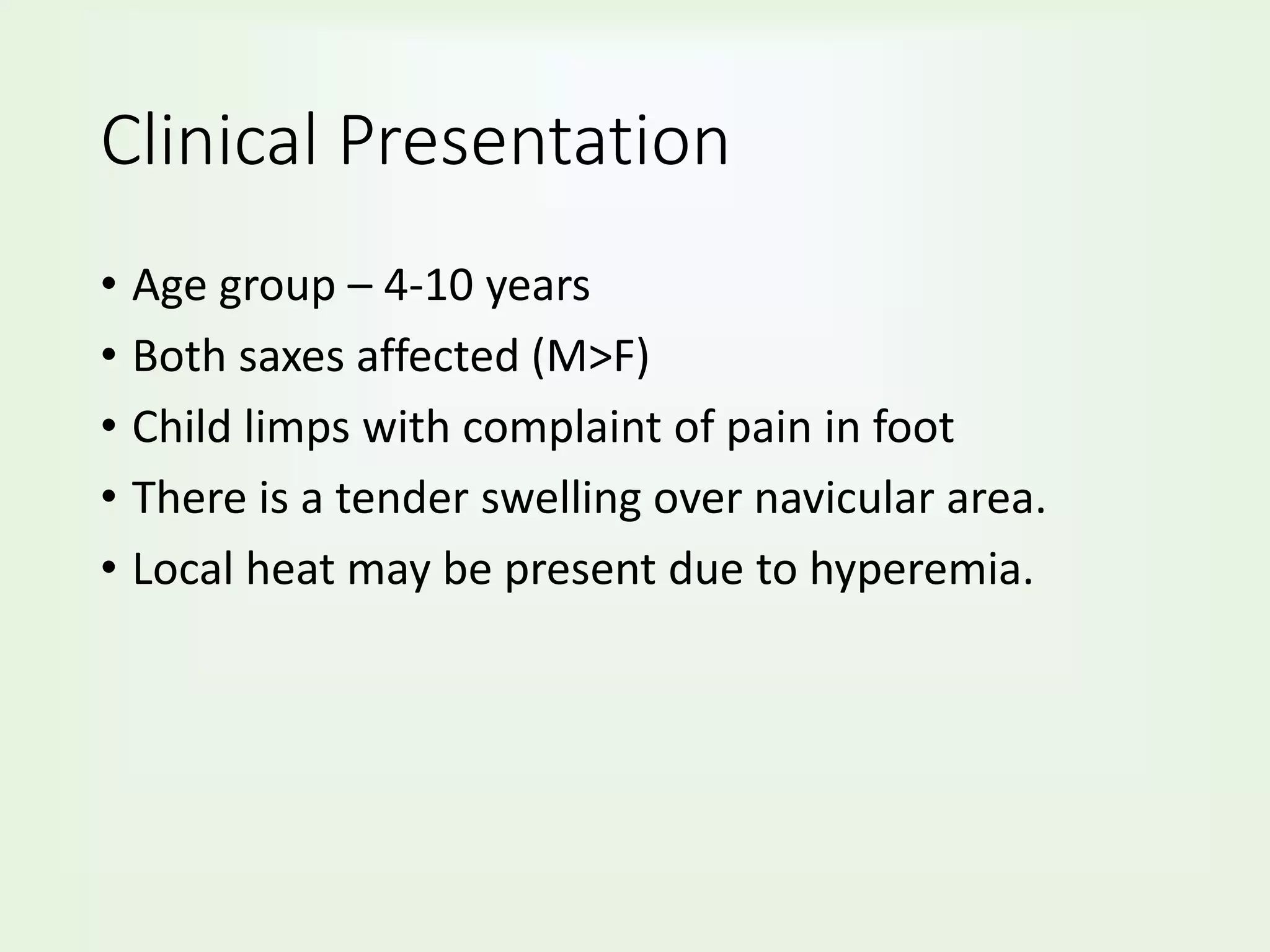 Kohler's disease | PPTX