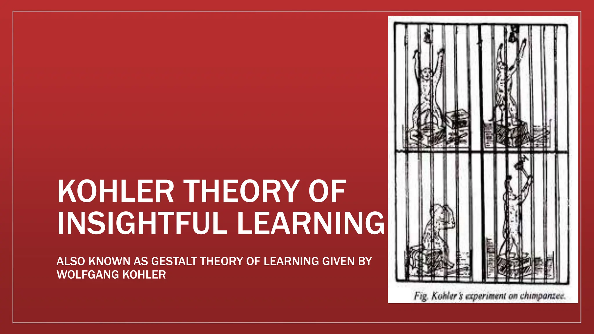 KOHLER THEORY OF INSIGHTFUL LEARNING.pptx