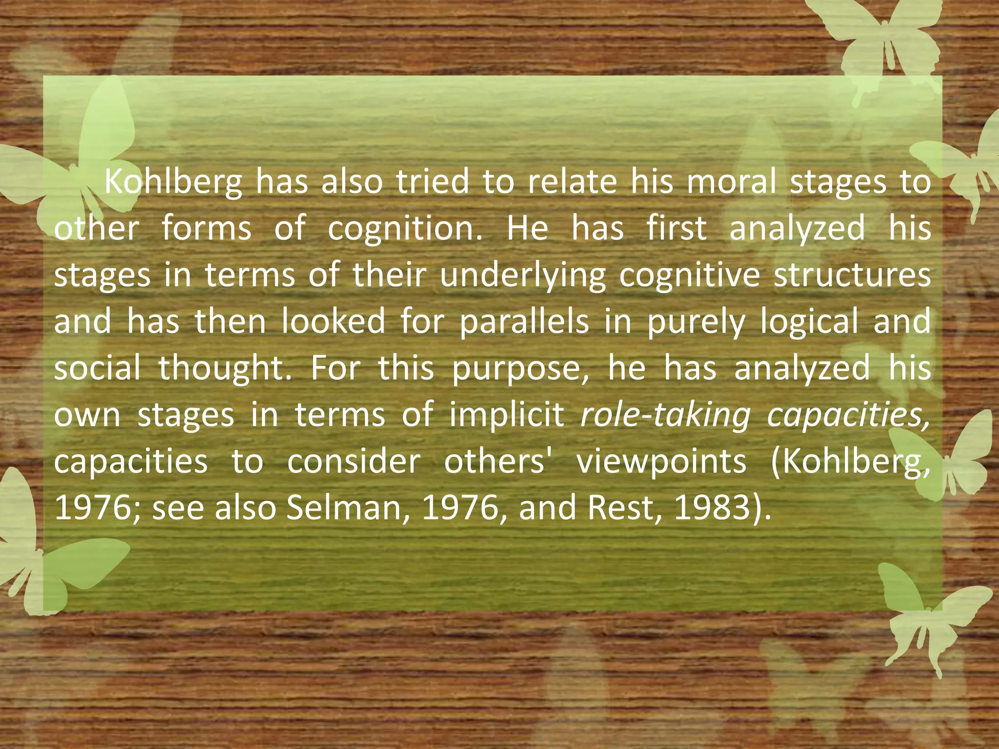 Kohl stage pp | PPTX