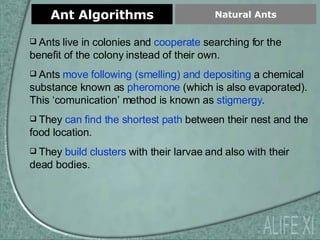 KohonAnts: A Self-Organizing Ant Algorithm for Clustering and Pattern Classification | PPS ...