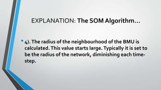 Kohonen self organizing maps | PPTX