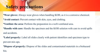 KoH Prepration, CLASSIFICATION OF FUNGAL DISEASES | PPTX