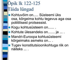 Kohus. euroopa kohus | PPT