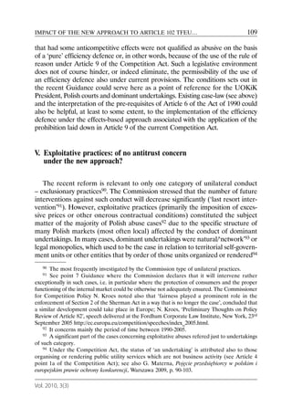 Kohutek impact of the new approach to article 102 tfeu | PDF