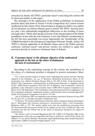 Kohutek impact of the new approach to article 102 tfeu | PDF