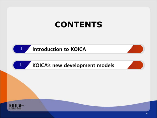 Koica's new models for development | PPT