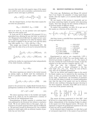 Koide equations for quark mass triplets. | PDF
