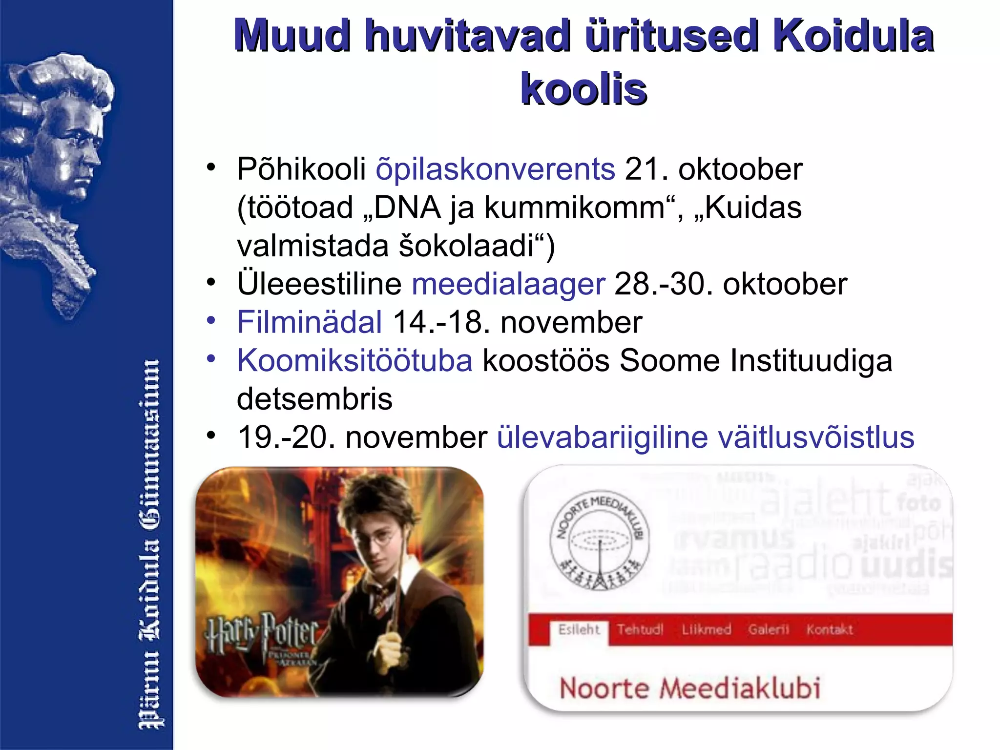 Koidula kooli tutvustus 2011 | PPT