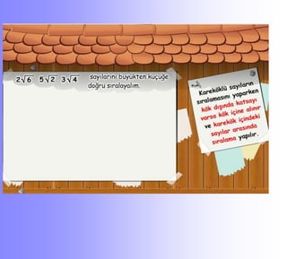 KÖKLÜ SAYILAR | PPTX