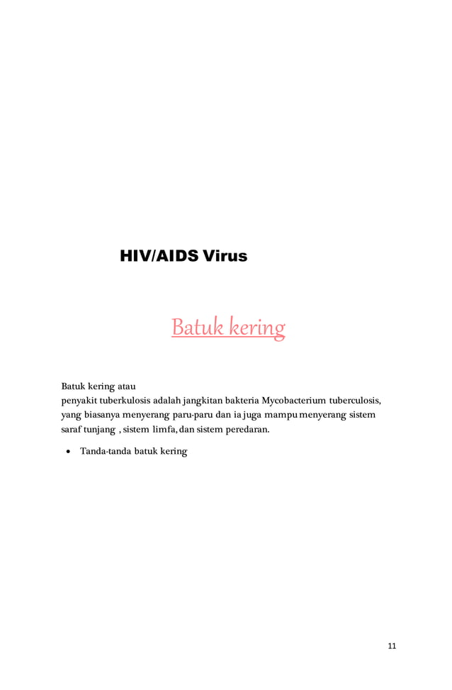 Penyakit Berjangkit | DOCX