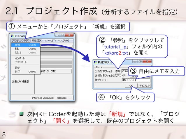 KH Coder 2 チュートリアル（スライド版） | PDF