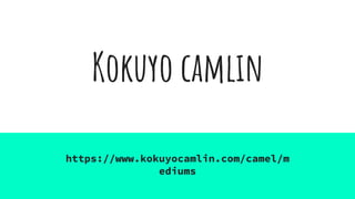 kokuyo camlin.pdf | Painting | Arts and Crafts