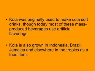 Kola Nut, Palm Wine And Alligator Pepper | PPT