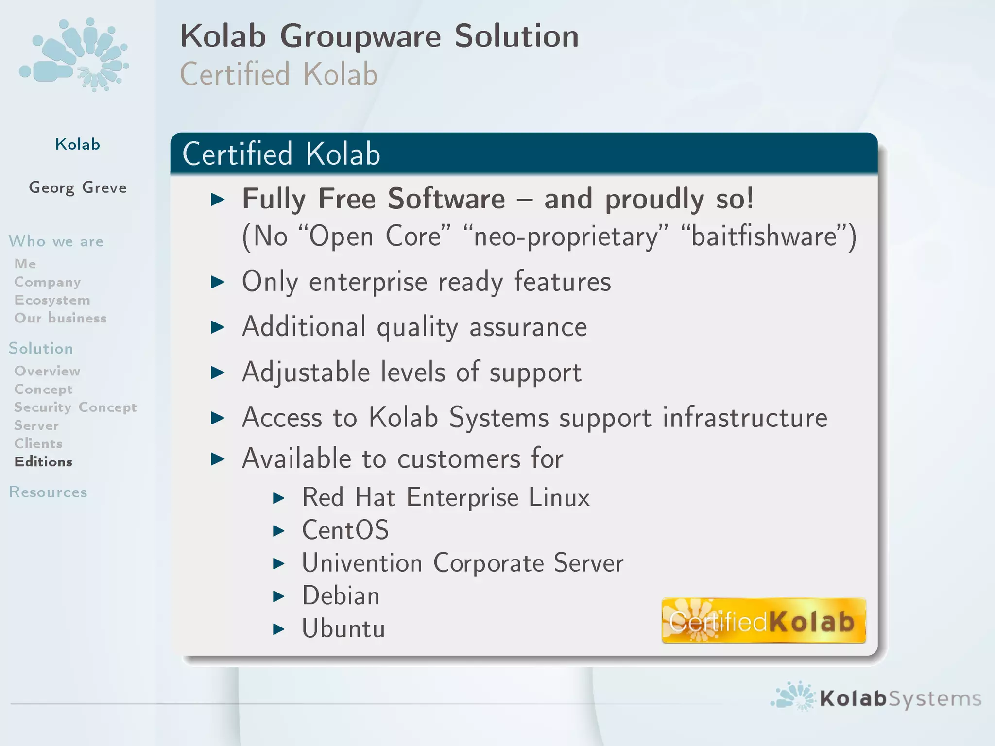 Kolab Groupware Overview | PDF