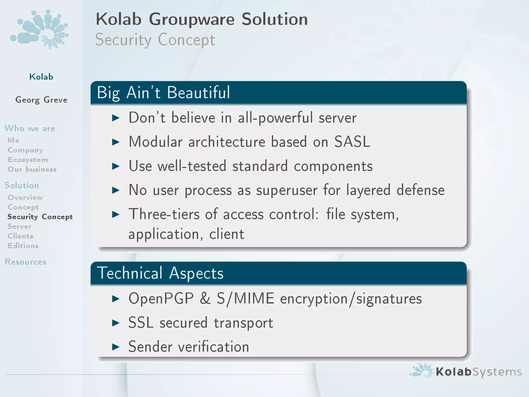 Kolab Groupware Overview | PDF