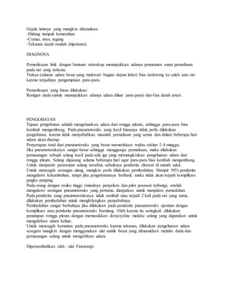Kolaps paru | DOCX