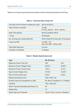 Kolar solar pv plant a case study of | PDF