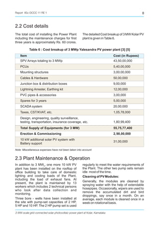 Kolar solar pv plant a case study of | PDF