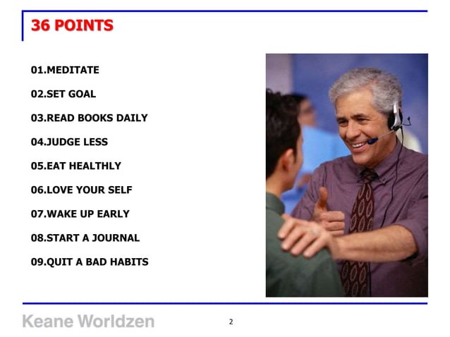 HOW TO LIVE BETTER LIFE | PPT