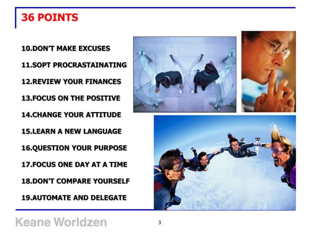 HOW TO LIVE BETTER LIFE | PPT