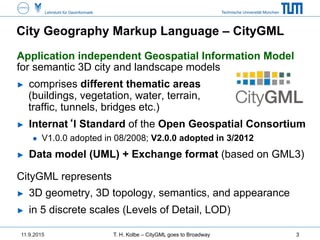CityGML goes to Broadway - An Open Data 3D City Model for New York City | PDF