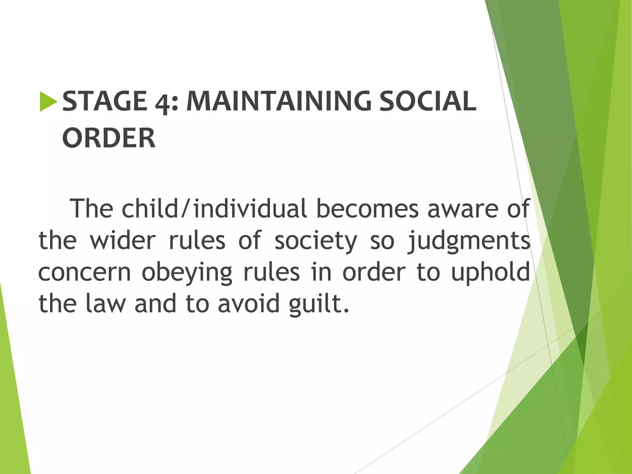 Kolberg's Stages of Moral Development | PPTX