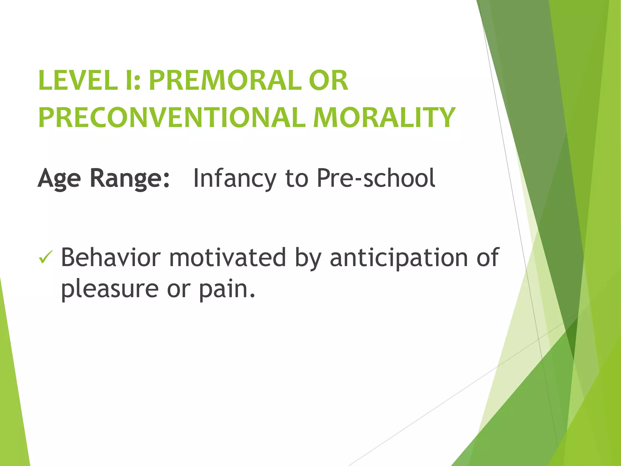 Kolberg's Stages of Moral Development | PPTX