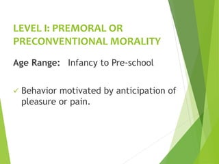 Kolberg's Stages of Moral Development | PPTX