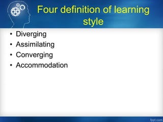 Kolb learning model | PPT