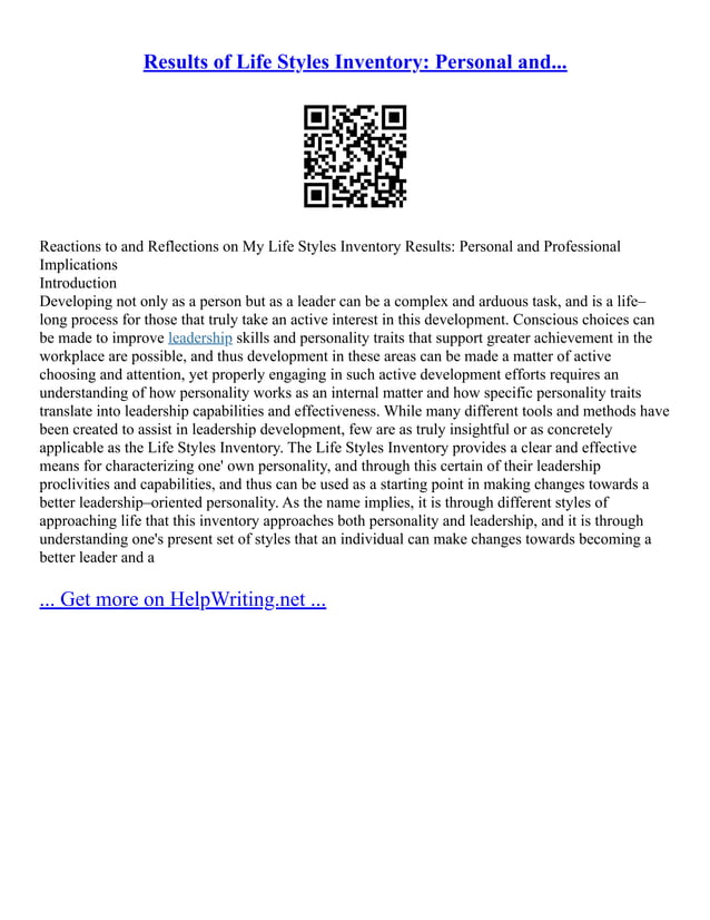 Kolb Learning Style Inventory Analysis | PDF