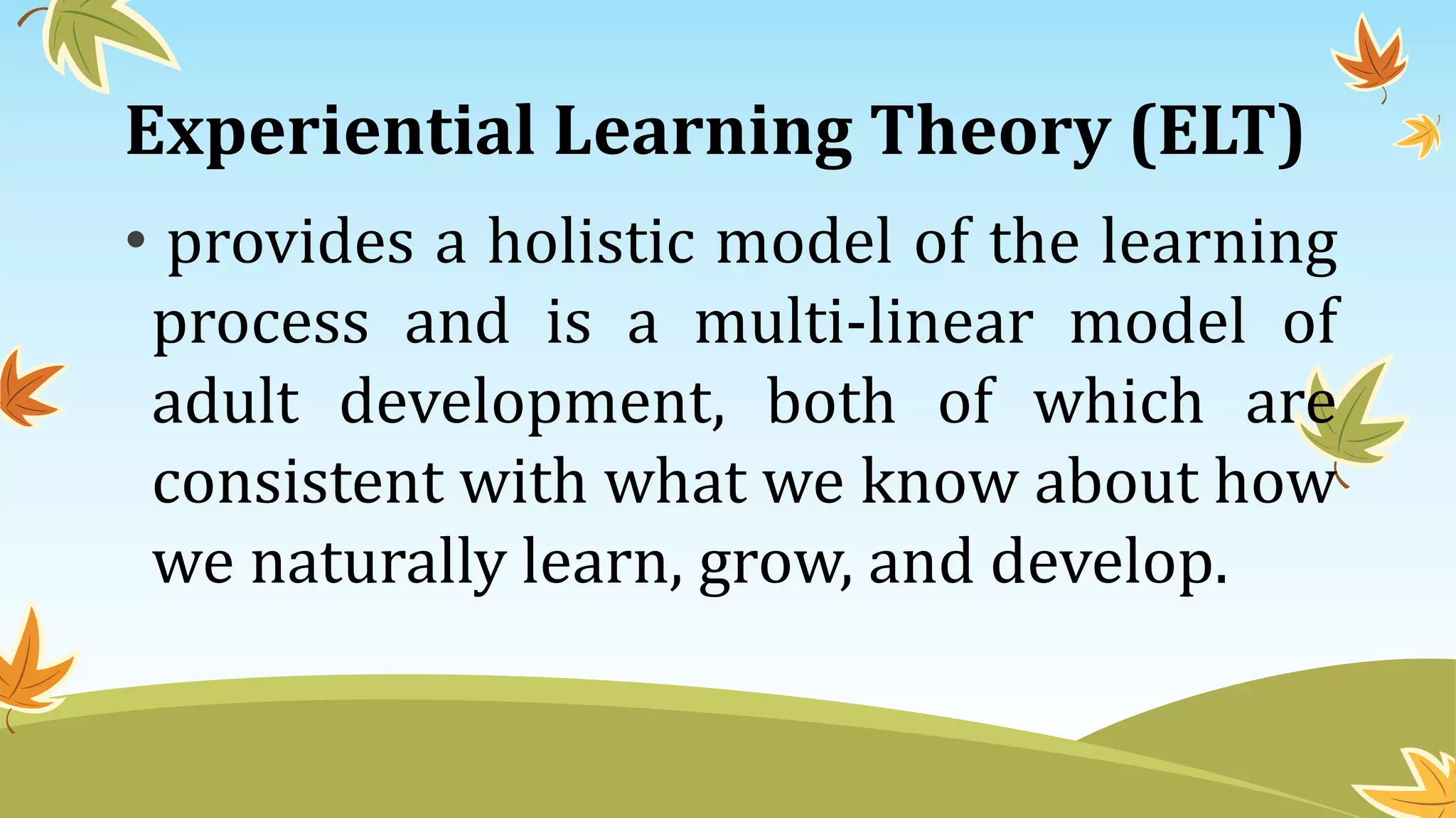 Kolbs learning-theory-group-4 revised | PPTX