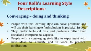 Kolbs learning-theory-group-4 revised | PPTX