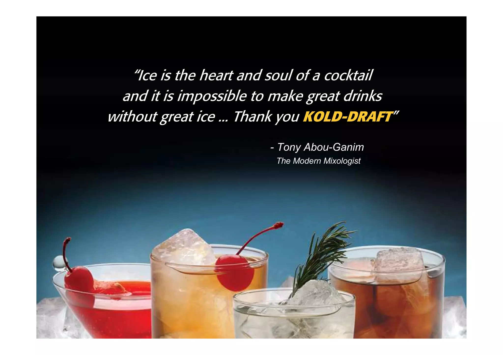 KOLD-DRAFT Commercial Ice Machines Overview | PDF