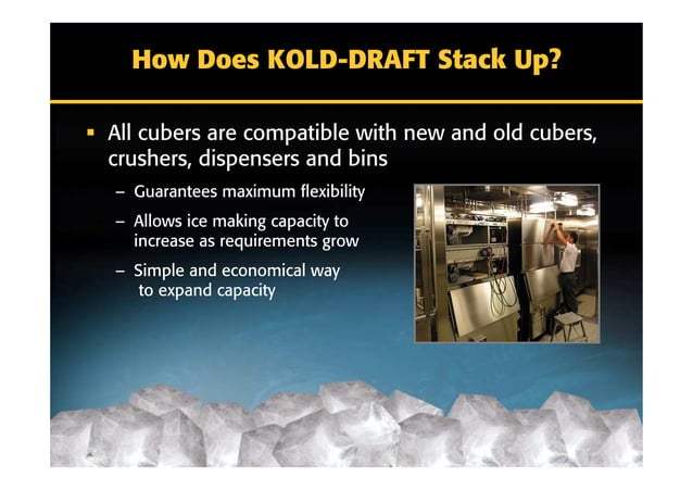 KOLD-DRAFT Commercial Ice Machines Overview | PDF