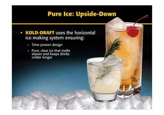 KOLD-DRAFT Commercial Ice Machines Overview | PDF