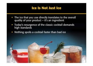 KOLD-DRAFT Ice Machines Produce Pure, Quality Cocktail Ice Cubes | PDF