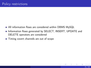 Development and Implementation of Mandatory Access Control Policy for ...