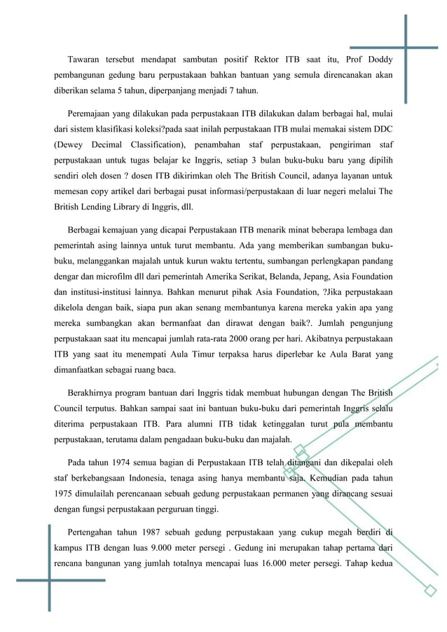Koleksi Media Elektronik di Perpustakaan Pusat ITB | PDF